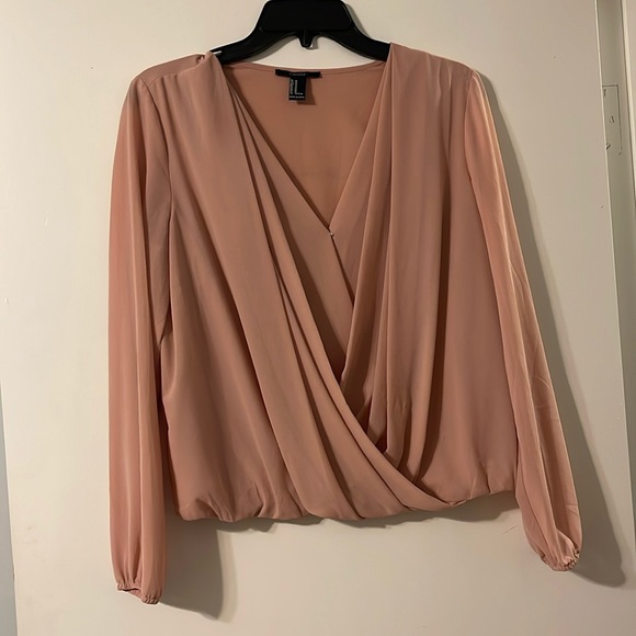 Forever 21 | Tops | Blush Cross Body Style Blouse | Poshmark